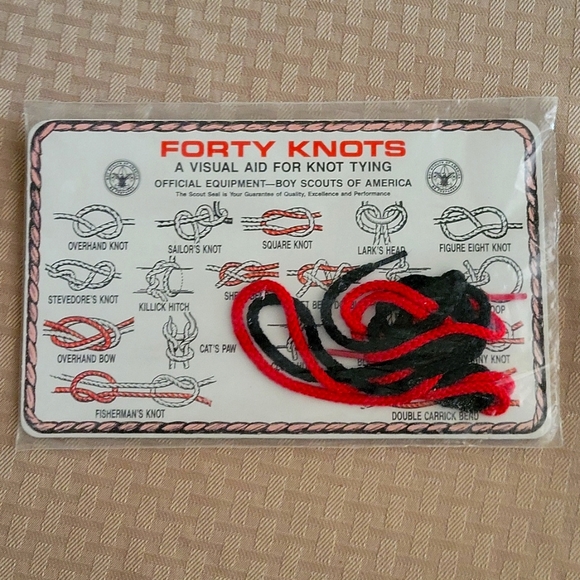 Scouting America | Toys | Boy Scouts Usa Forty Knots A Visual Aid For ...